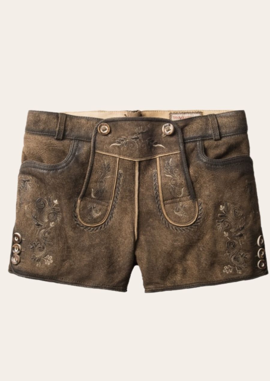 Classic German Women’s Lederhosen – Authentic Bavarian Style – German ...